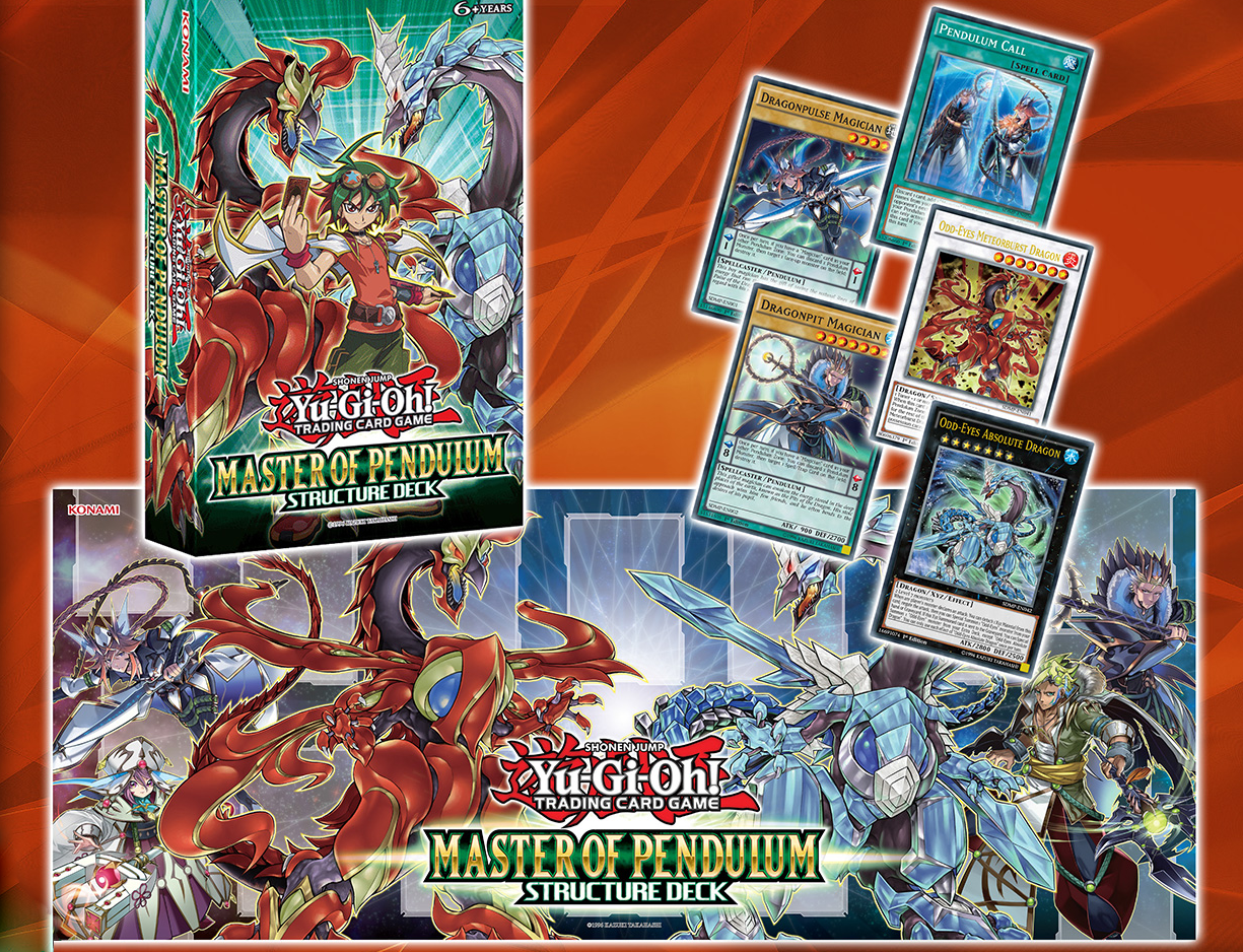 Konami details Friday’s launch of Master of Pendulum Structure Deck ...