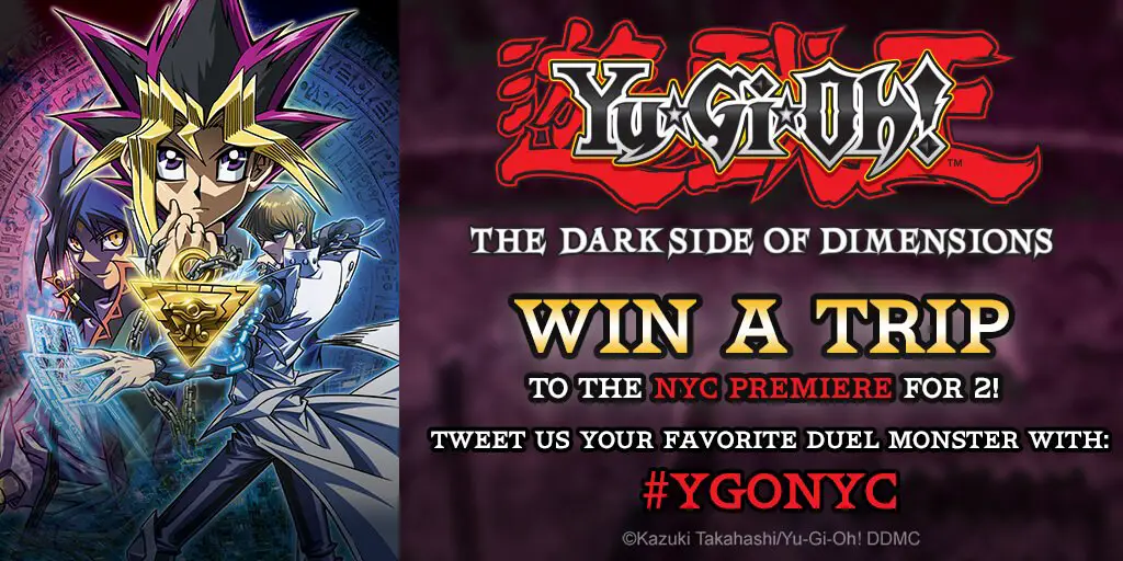 Win a Trip to New York City for 2 to See Premiere of 'Yu-gi-oh The Dark ...
