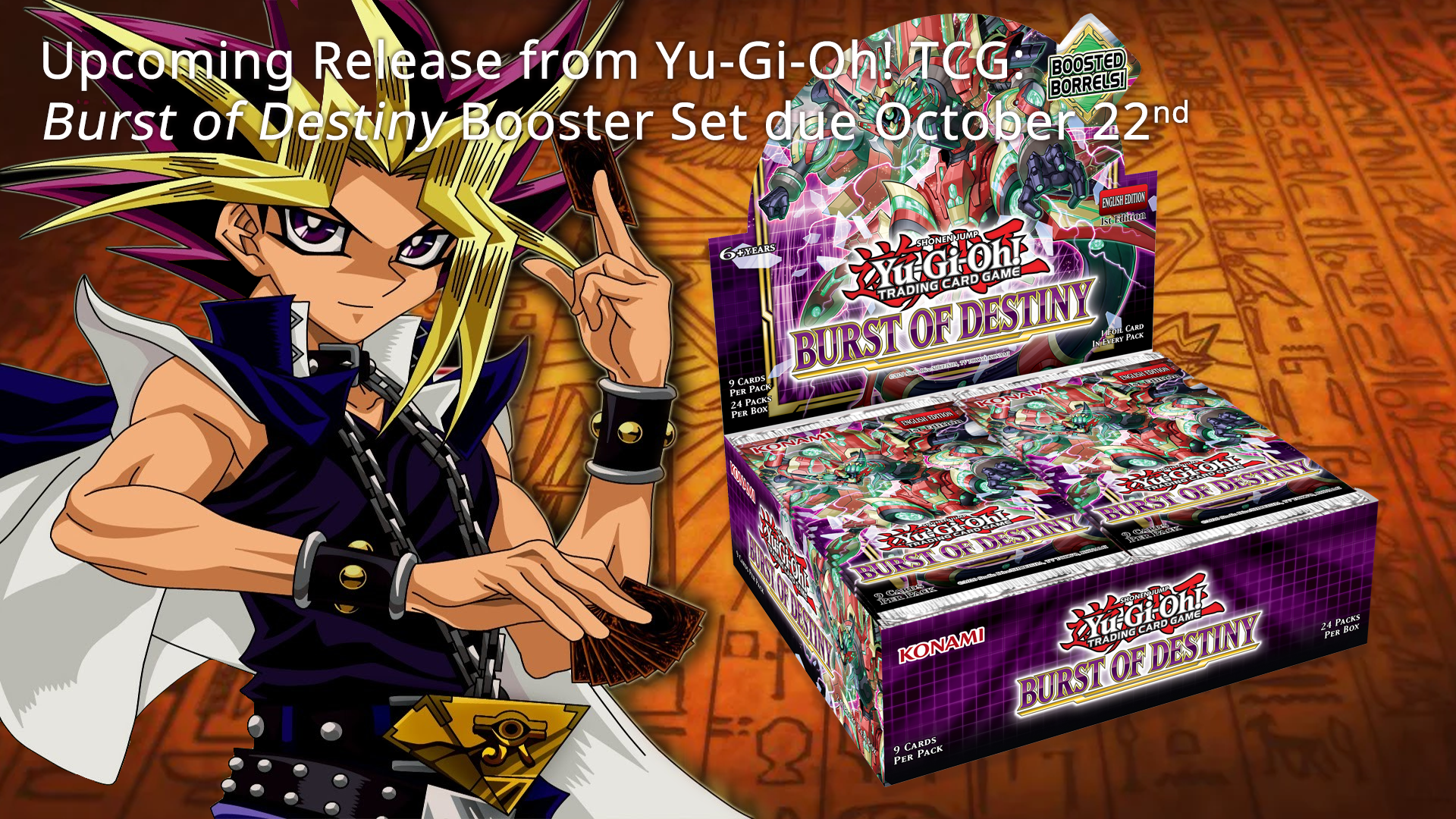 New Release from Yu-Gi-Oh! TCG - Burst of Destiny is Coming in October ...