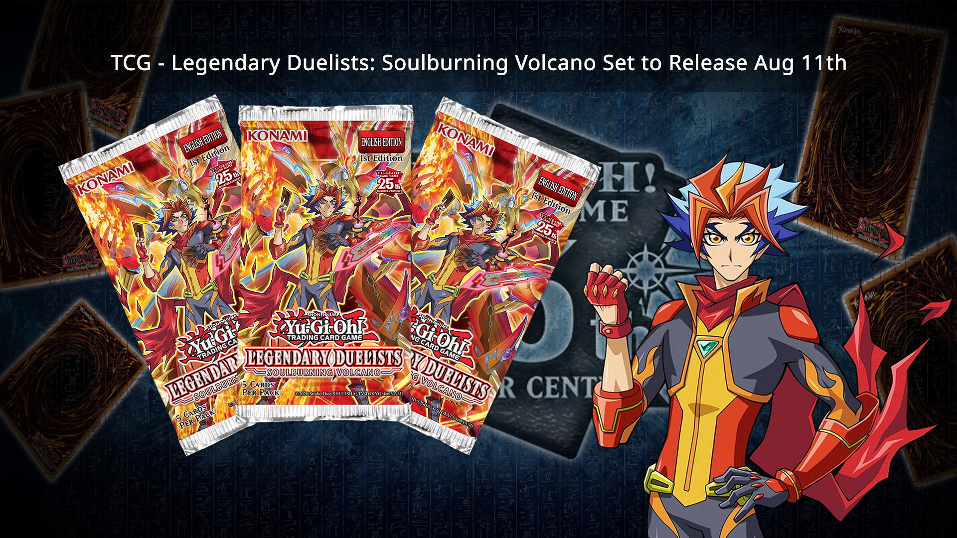 TCG - Legendary Duelists: Soulburning Volcano Set to Release Aug 11th ...