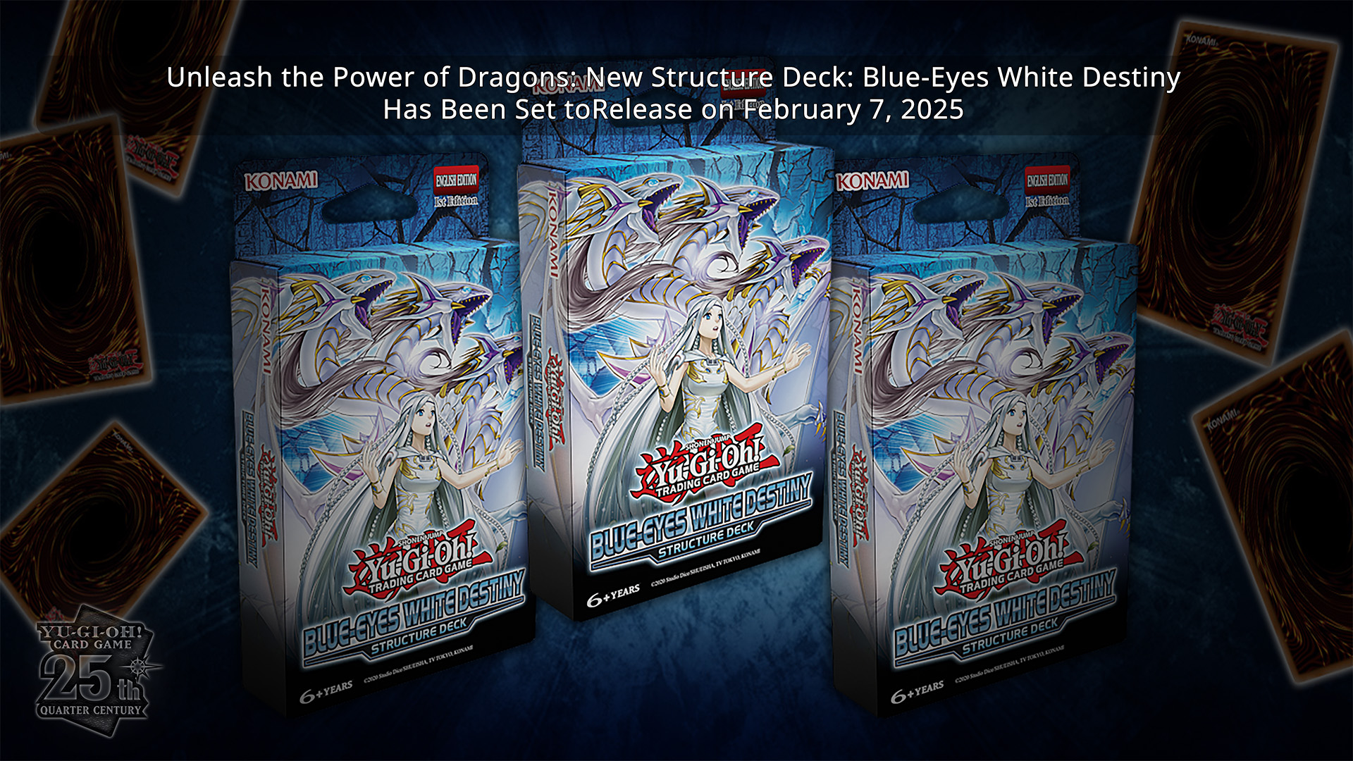 TCG - All-New Structure Deck: Blue-Eyes White Destiny in February! | YuGiOh! World