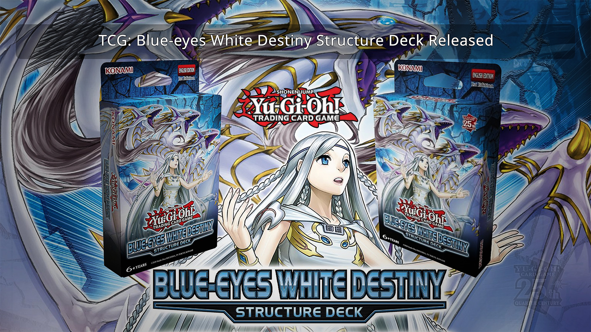 Blue-eyes White Destiny Structure Deck Released for Yu-Gi-Oh! TCG | YuGiOh! World